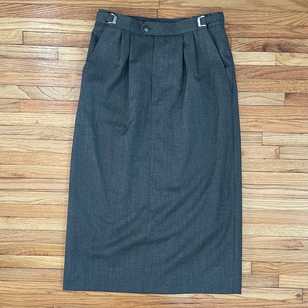 Vintage Norm Thompson Pencil Skirt - Gem